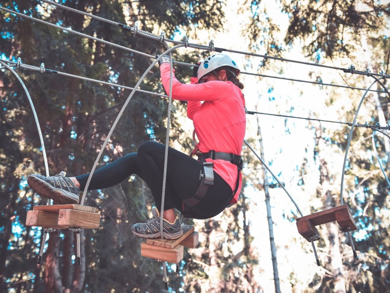 Experience the fun in the Arka Park Paltinis adventure park