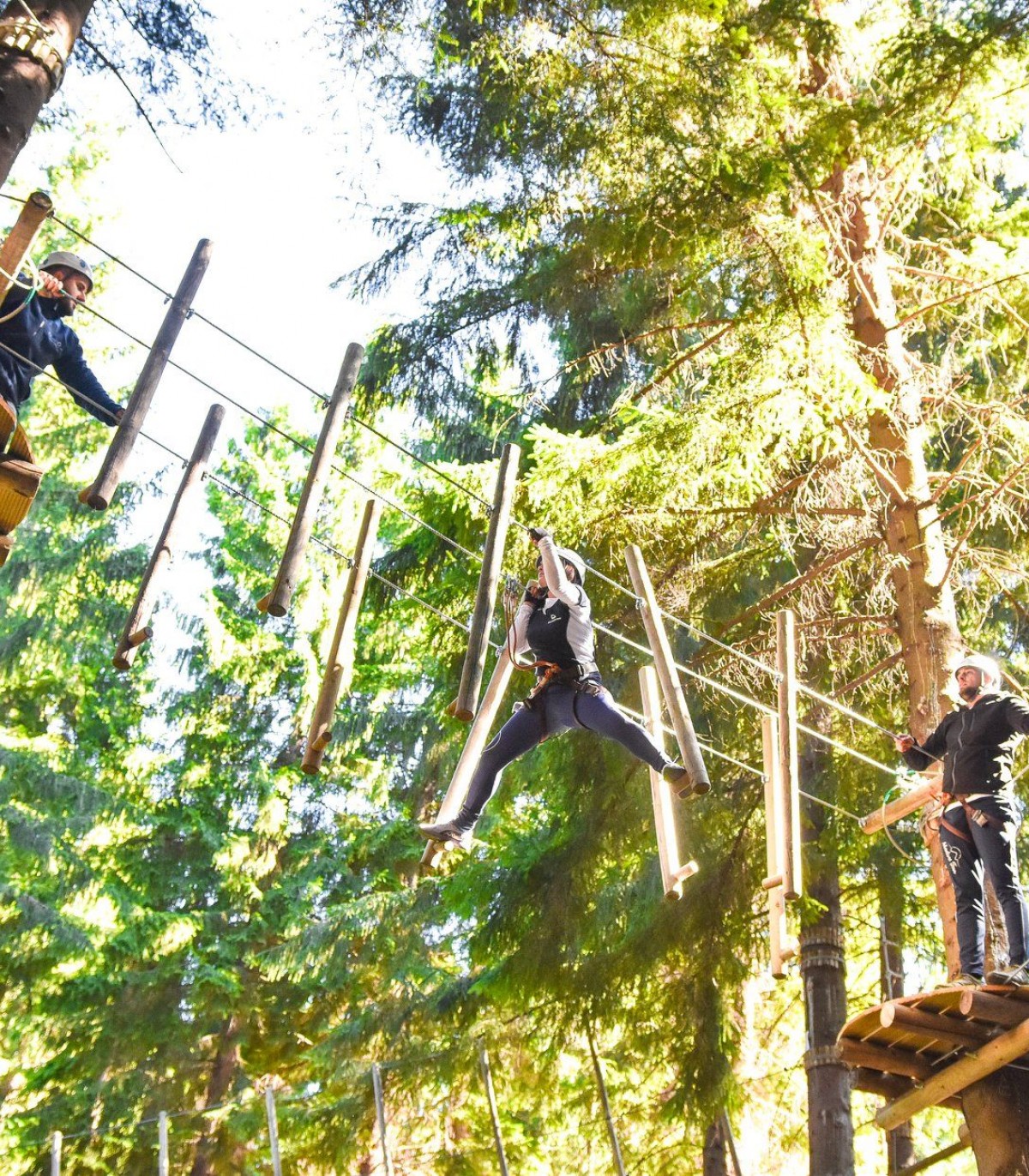 Experience the fun in the Arka Park Paltinis adventure park