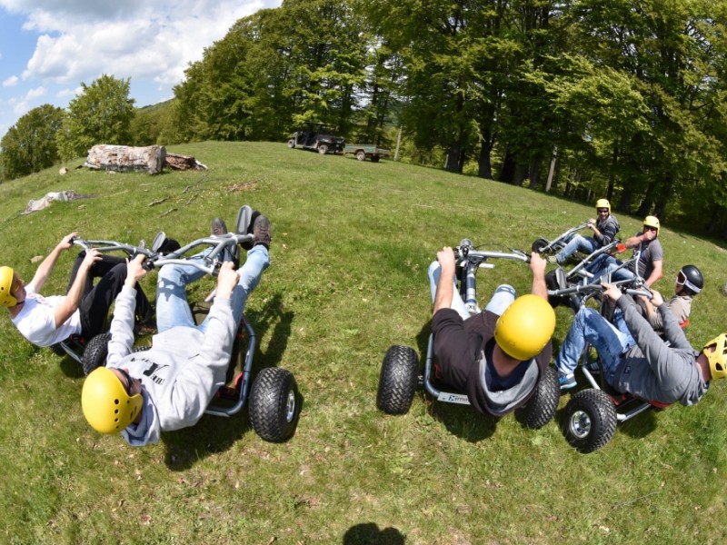 Adventure for groups with Mountain Carts at Lake St. Anna