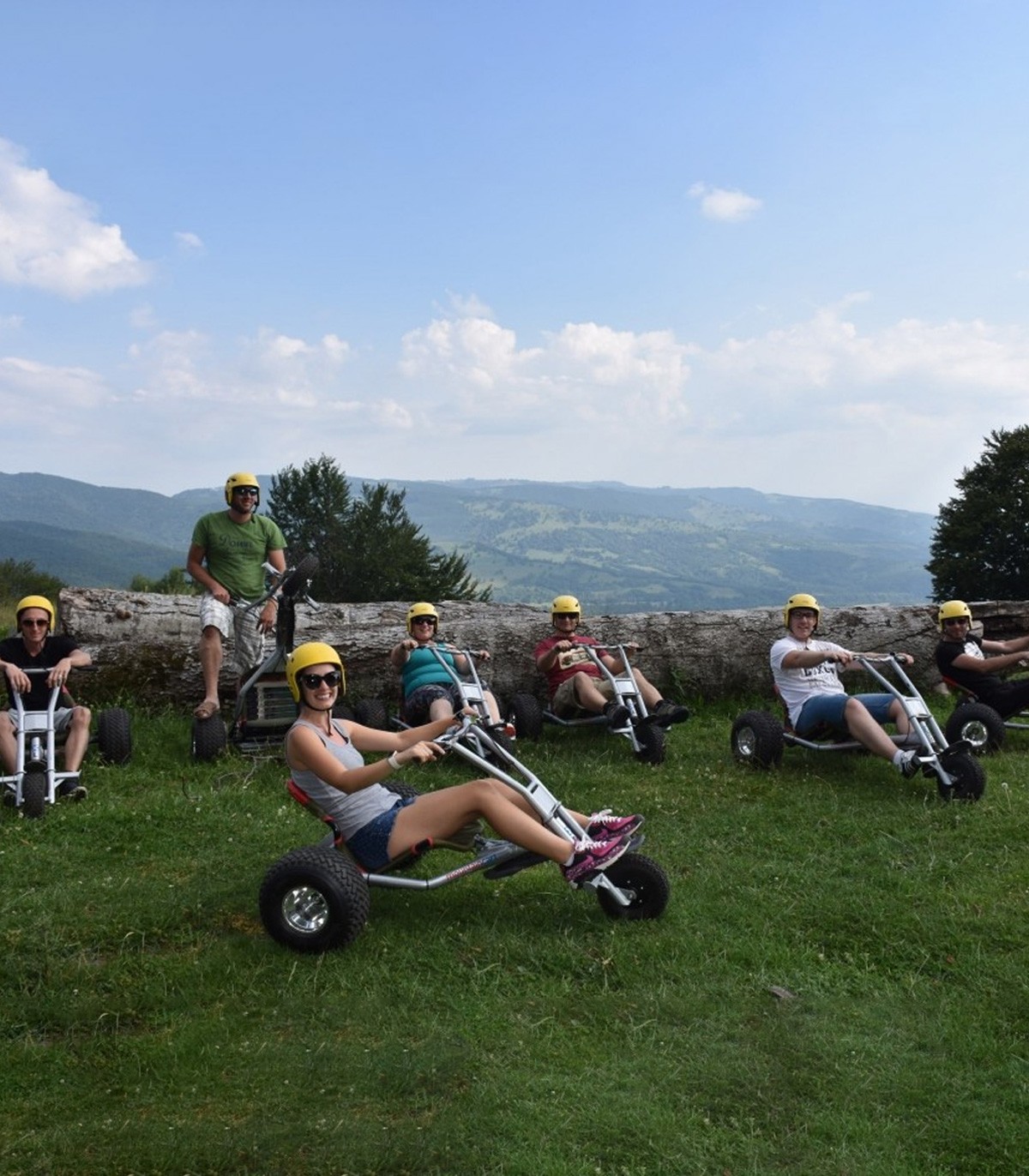 Adventure for groups with Mountain Carts at Lake St. Anna
