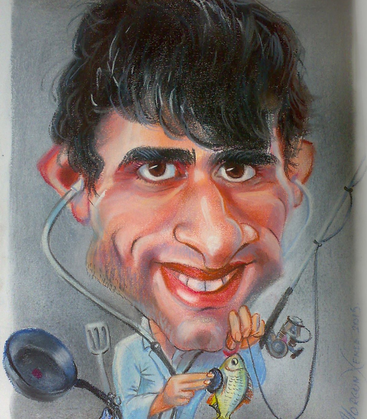 Ofera un cadou funny - caricatura color sau alb negru