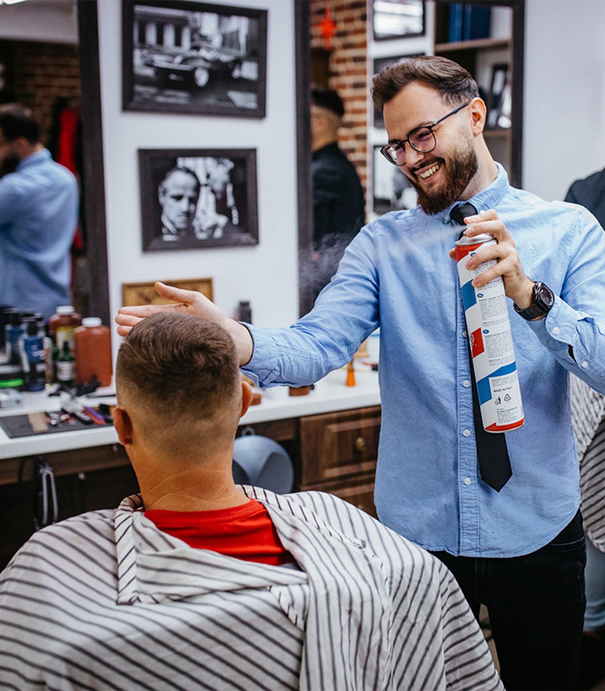 Luxury hair cut, styling and massage for him