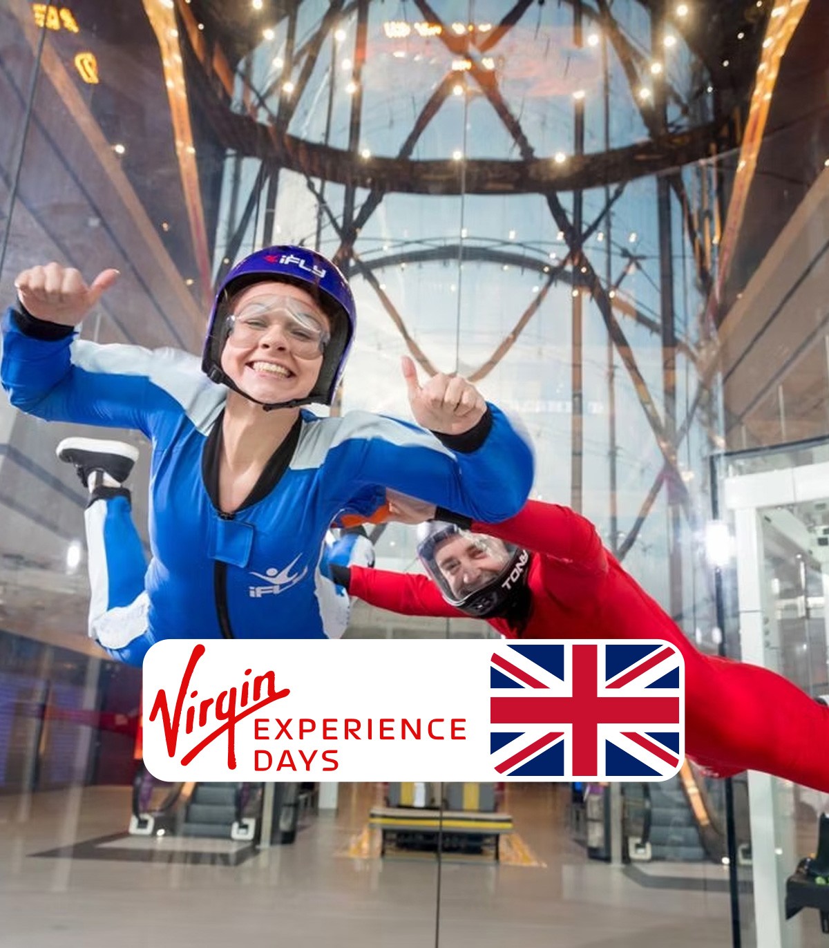 Climb to the roof of The O2 and skydiving for 2 in London