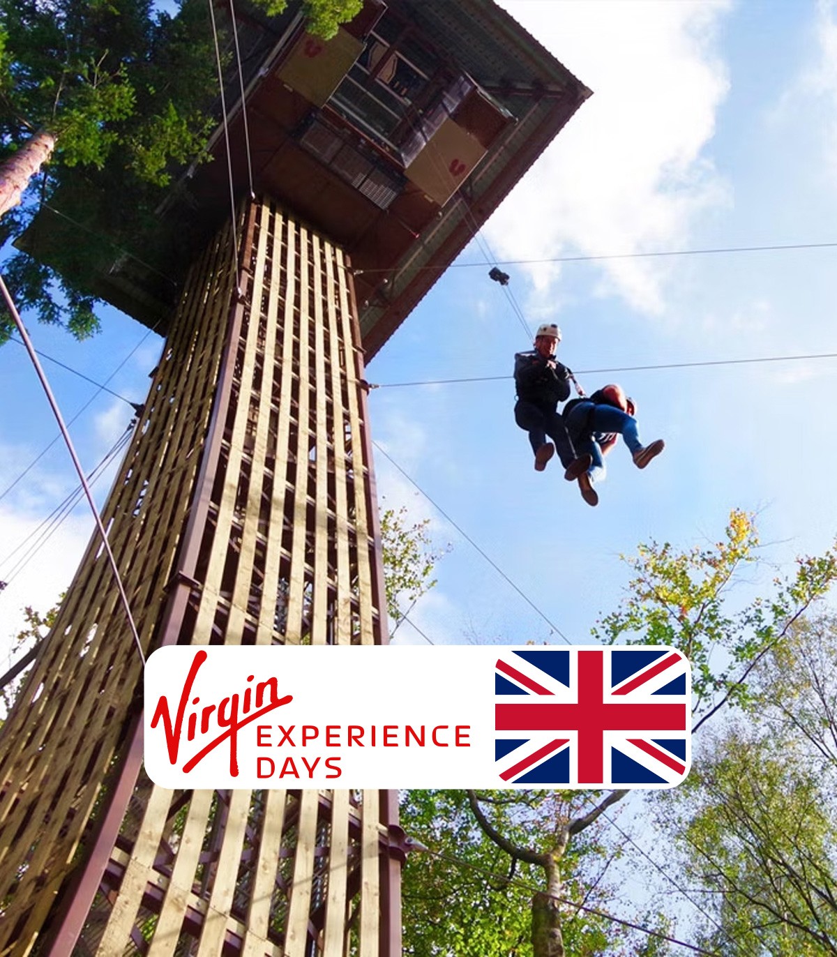 Bungee jumping for two from 30 meters in Wales