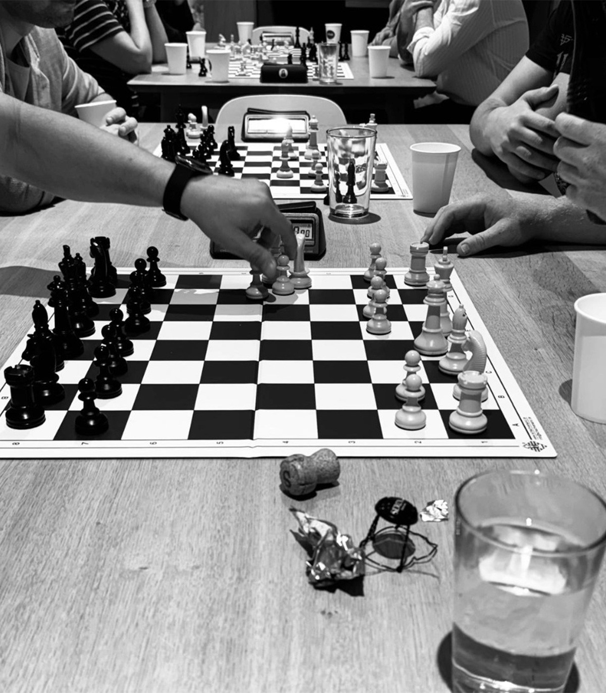 The training routine of a semi-professional chess player, in Bucharest