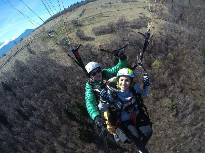 Zbor cu parapanta, in tandem, la Brasov - O experienta de neuitat